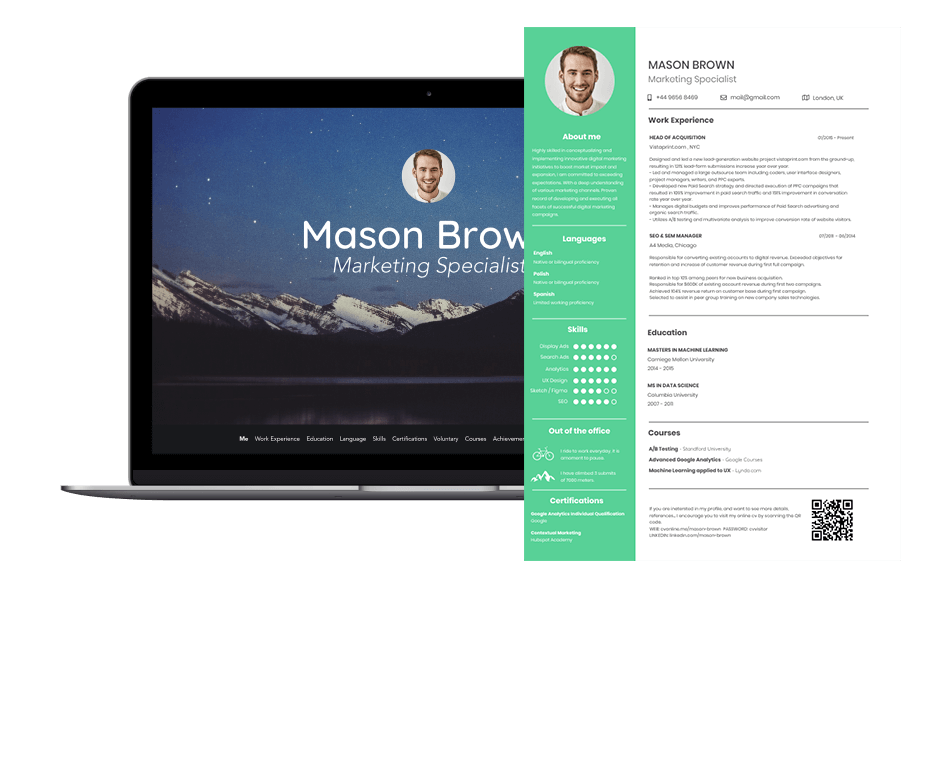 Online CV Maker Professional CV Builder Make The Perfect PDF 